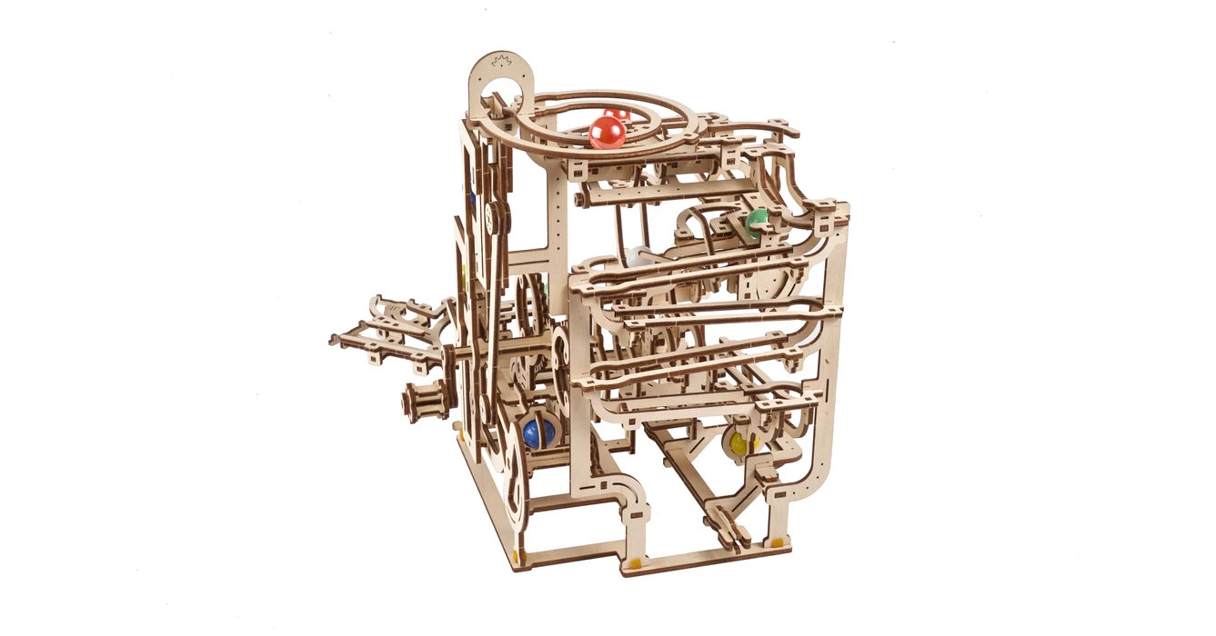 UGEARS Emeletes golyópálya mechanikus modell